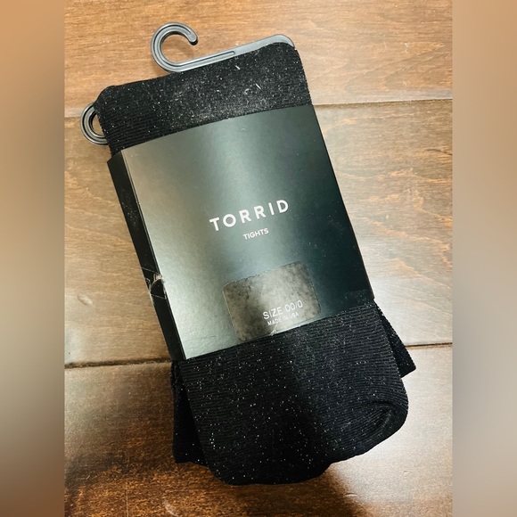 torrid | Intimates & Sleepwear | New Torrid Black Sparkle Tights | Poshmark